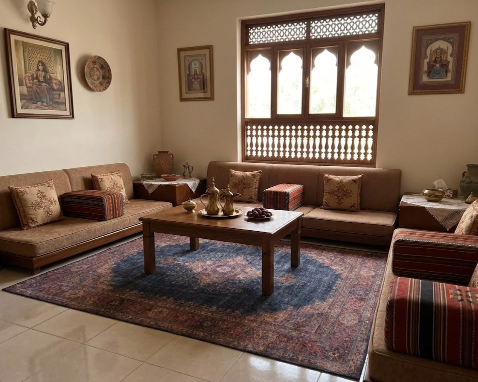 Persian & Omani-Inspired Carpets to Elevate Your Traditional Living Ro ...