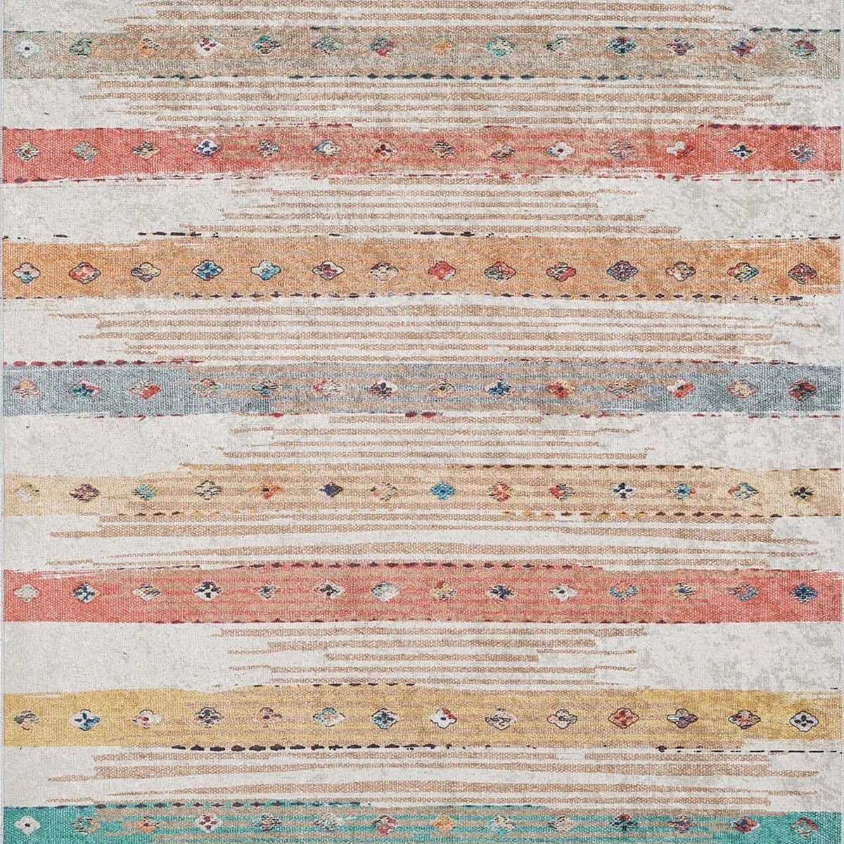 Perla Boho Colorful Kids Room Rug – fame