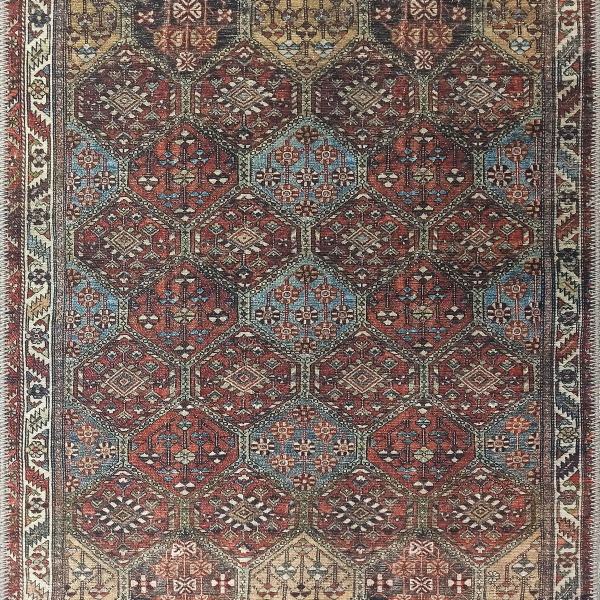 Viona Turkish Brown earth tone Oushak Rug – fame