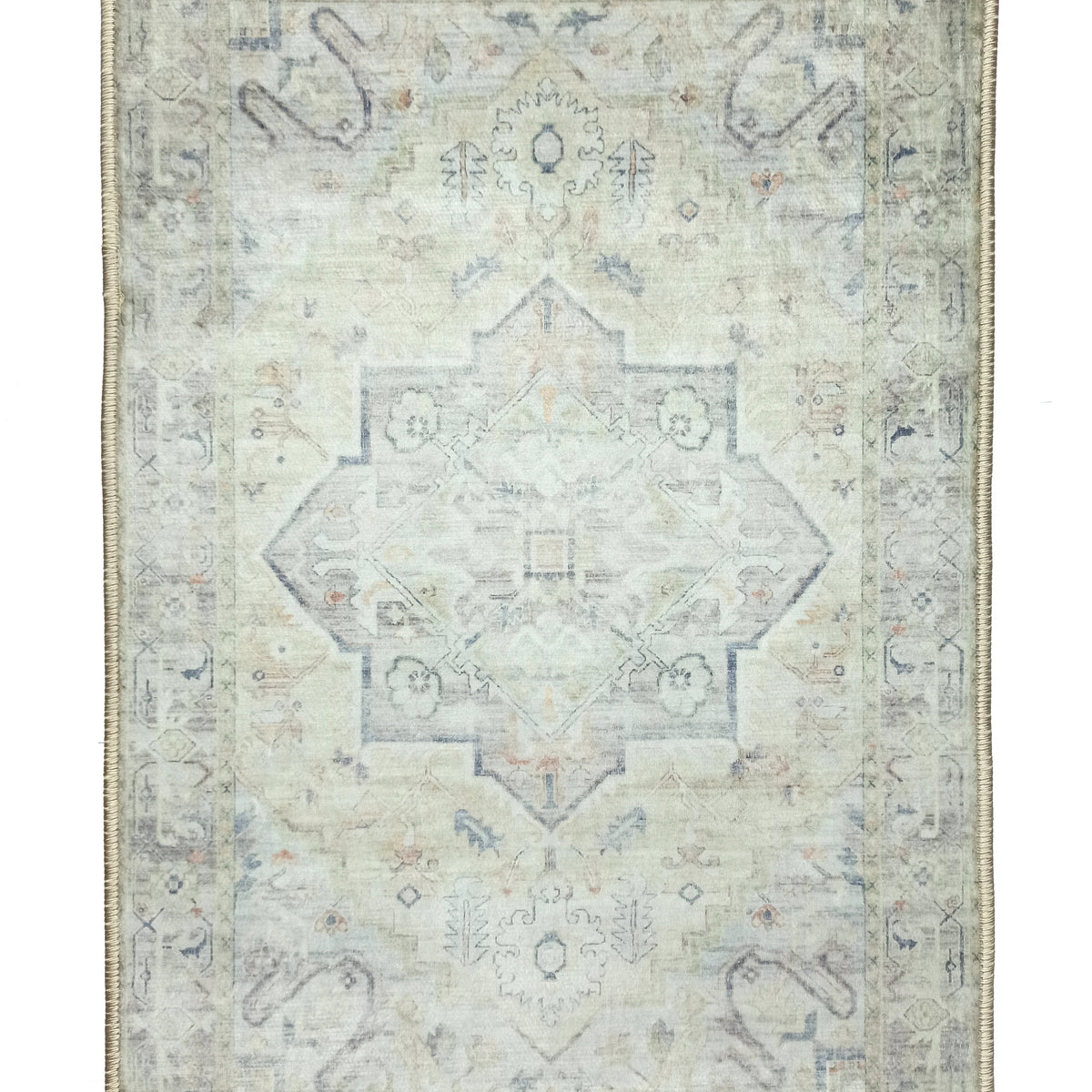 Kinzlee Neutral Beige Persian 2x3 Rug – fame